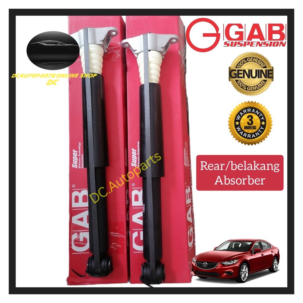 ORIGINAL GAB SUPER PREMIUM ABSORBER MAZDA 6 GJ GL ( CBU CKD ) SKYACTIV ...