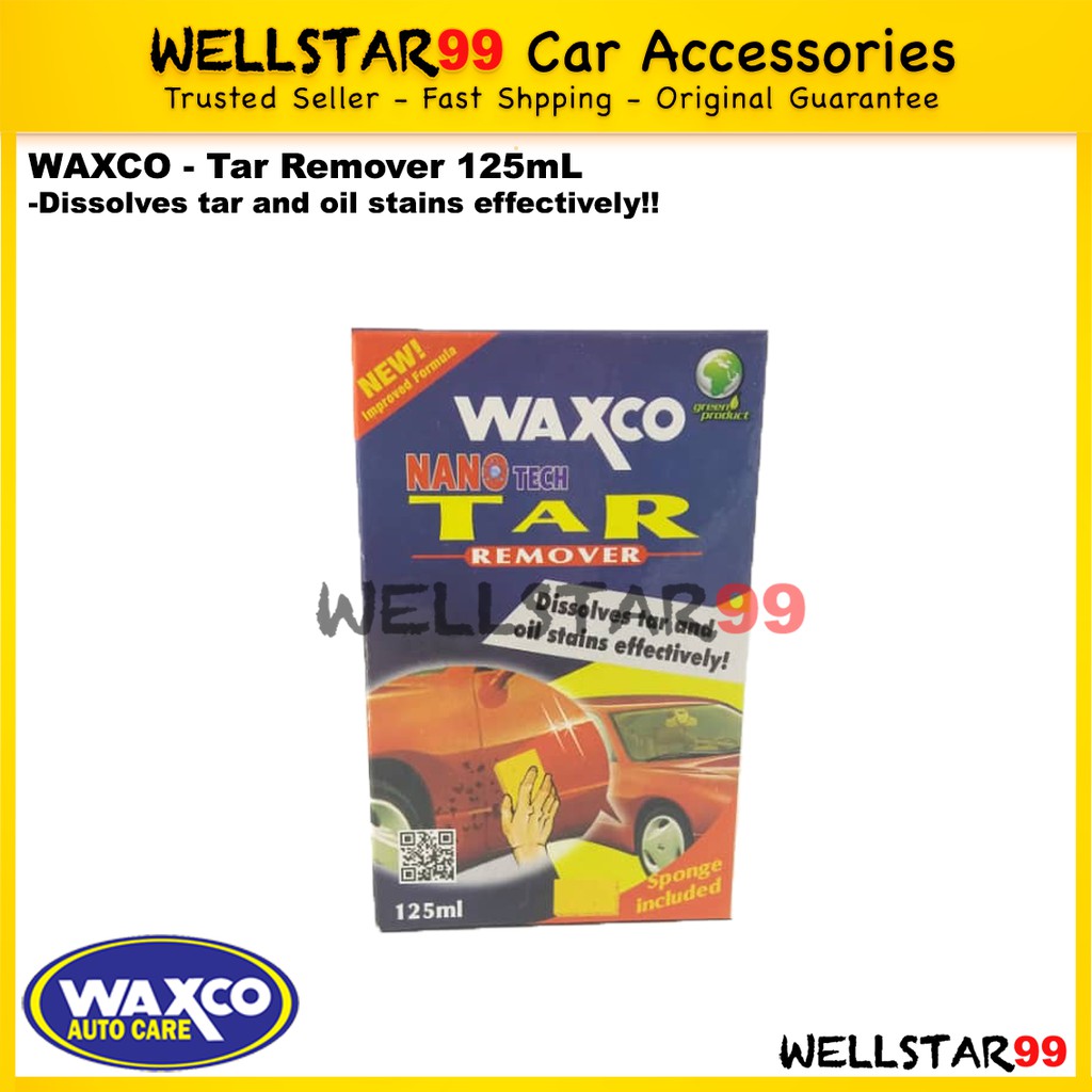 Waxco Tar Remover Oil Grease Tar Stain 125mL | Shopee Malaysia