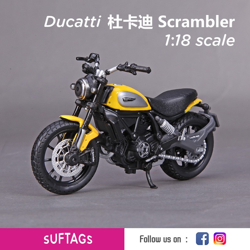 Ducati Scrambler 1:18 scale model | Shopee Malaysia