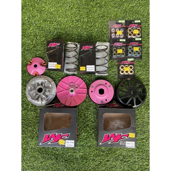 NVX NVX155 Front Rear Pulley Set Torque Drive Wf Racing Esr Red Leo 100 ...