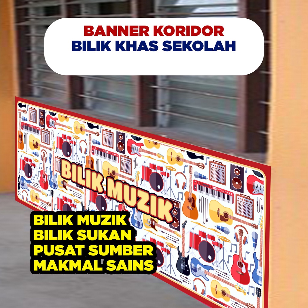 Banner Koridor kaki lima bilik2 utama sekolah, Keceriaan Sekolah ...