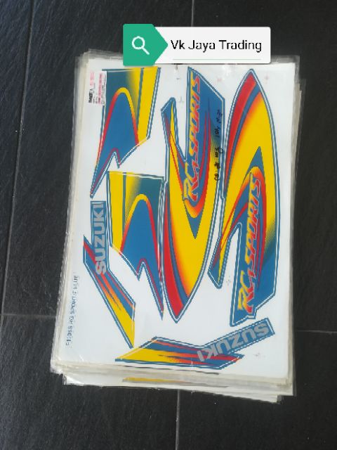 Suzuki RG Sports sticker body （moritaka） | Shopee Malaysia