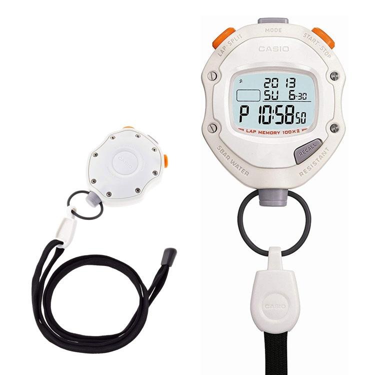 Casio Stop Watch HS-70W-8JH White Waterproof Sports Stopwatch HS-70W .. | Shopee Malaysia