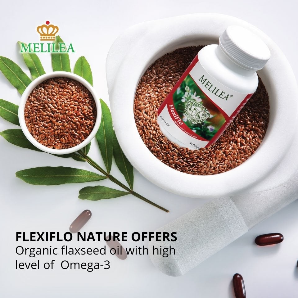 MELILEA Organic Henry Flexiflo Flaxseed Oil Omega 3 Cardiovascular ...