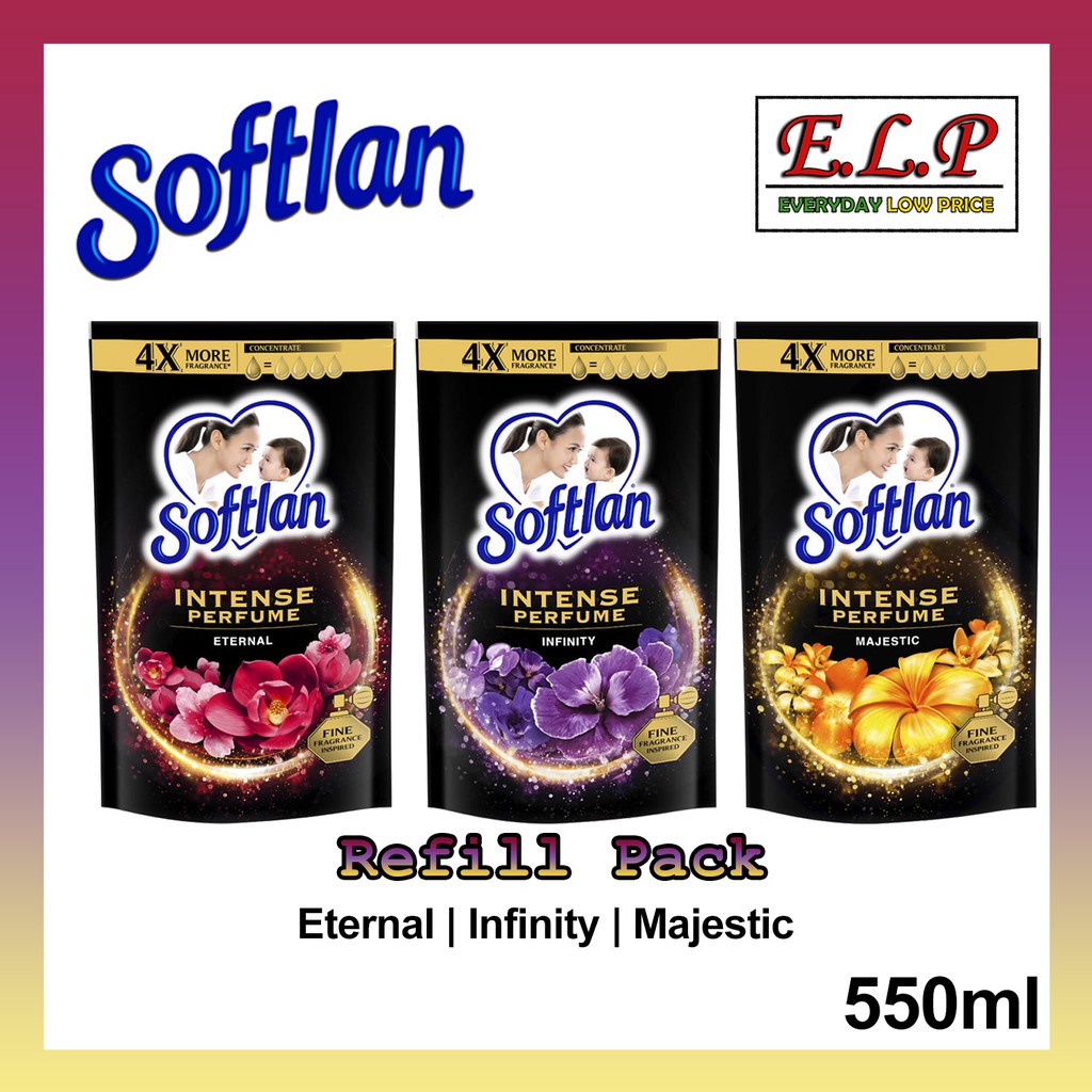 Softlan Intense Perfume Fabric Softener Refill-550ml | Shopee Malaysia