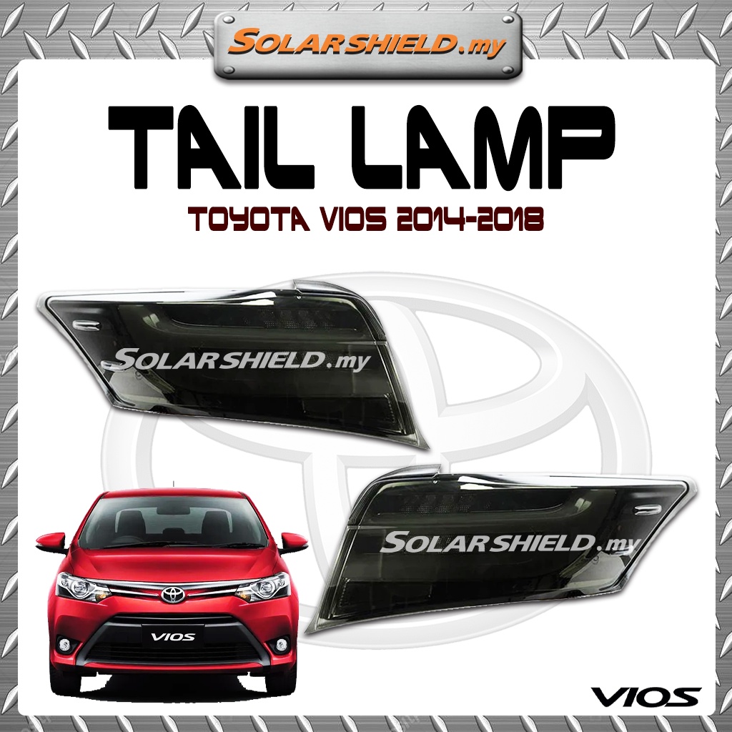 Toyota Vios 2014-2019 Full LED Tail Lamps for Taillight 1 Set Car ...