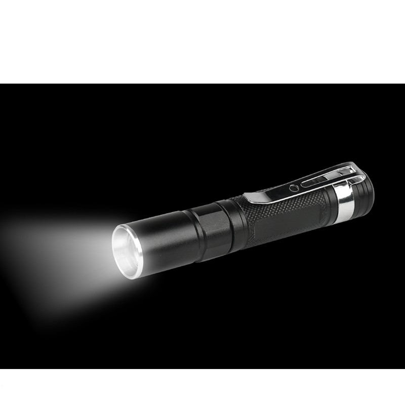 Torch light Clip 3A-1 Zoom with battery,mini size. easy to carry. comel ...