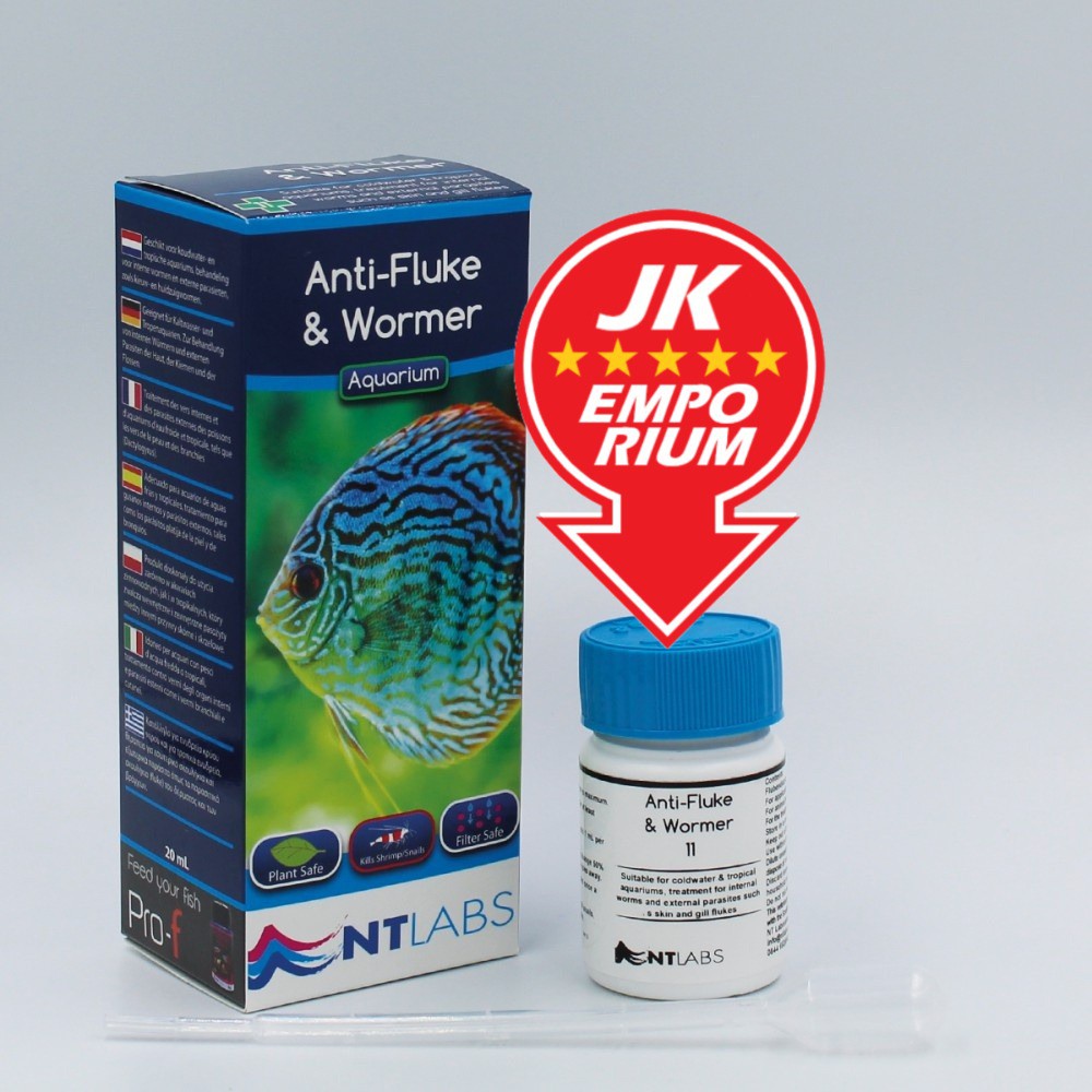 20ml NTLabs Anti-Fluke & Wormer for Coldwater and Tropical Aquarium ...