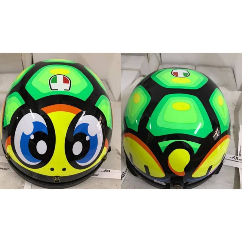 Original MHR III Helmet Half Special Edition Vale Shark Turtle Movistar ...