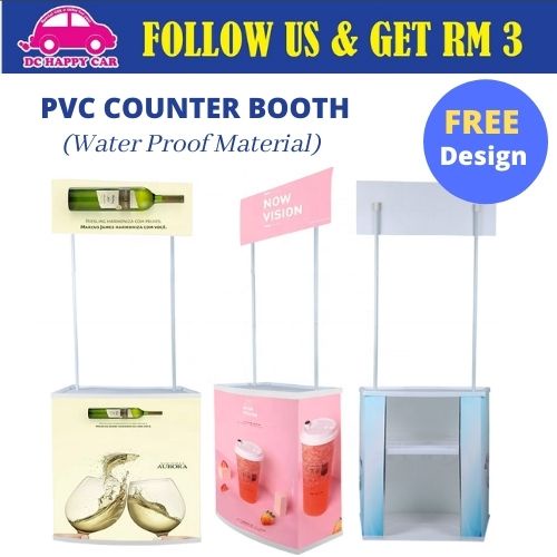 PVC COUNTER BOOTH / PROMOTIONAL COUNTER (included Printing Booth and ...