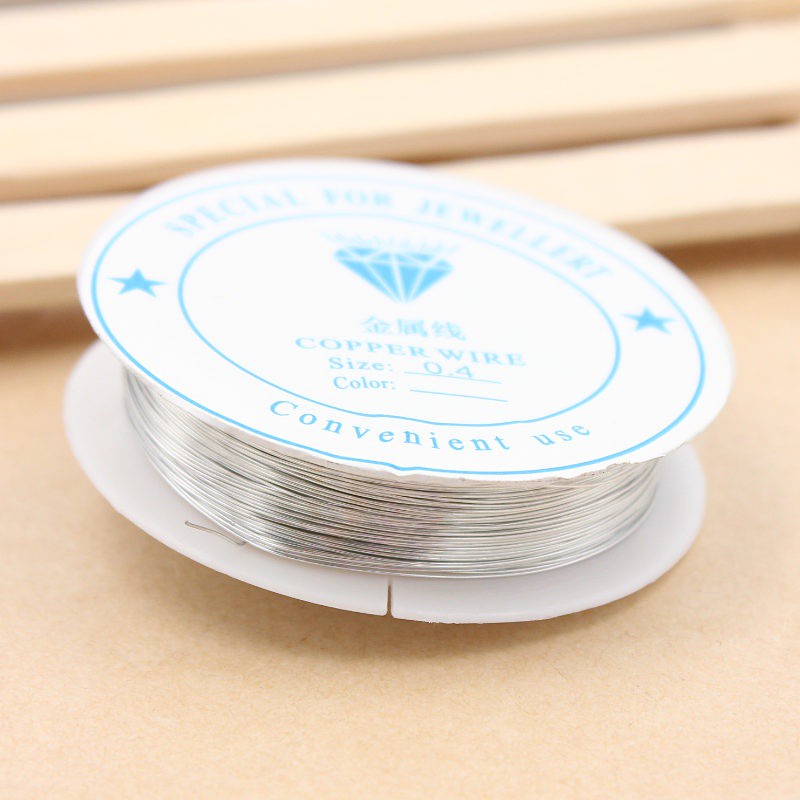 0.4mmUltra-Halus Lembut Kawat BesiDIYAksesori Barang Kemas Perhiasan ...
