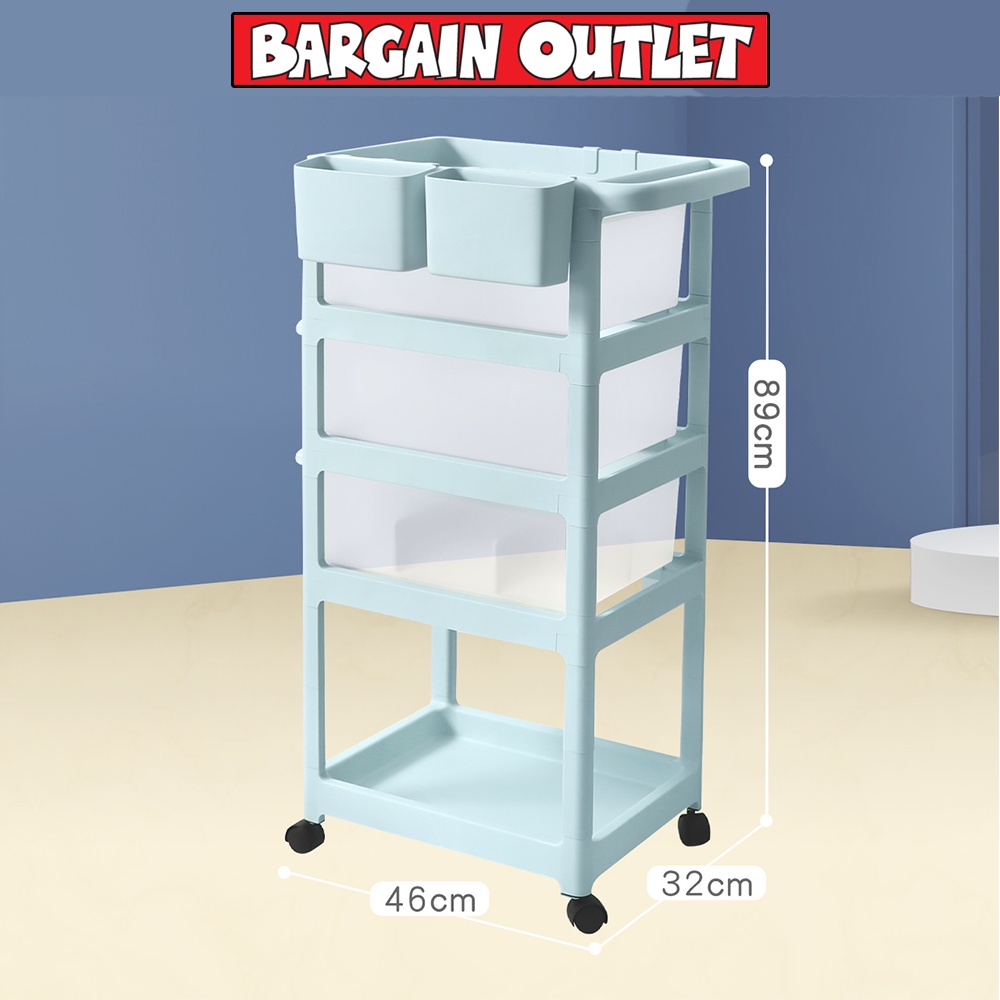 YEYA Original 4 Layer Trolley Rack / Baby Stroller Storage Rack / Full ...