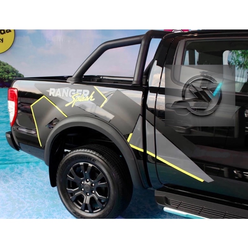 (Ready Stock)S349# Ford Ranger Splash Limited Edition Car Body Vinyl ...