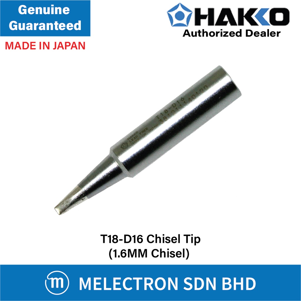 HAKKO Replacement Parts for FX-888D Digital Soldering Station ( T18 Series Solder Tips ...