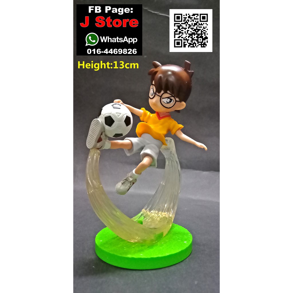 Detective Conan with football figure ( J Store ) | Shopee Malaysia