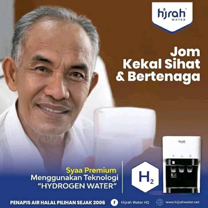 Hijrah Water Syaa Premium Halal Penapis Air Penapis Air Water Dispenser ...