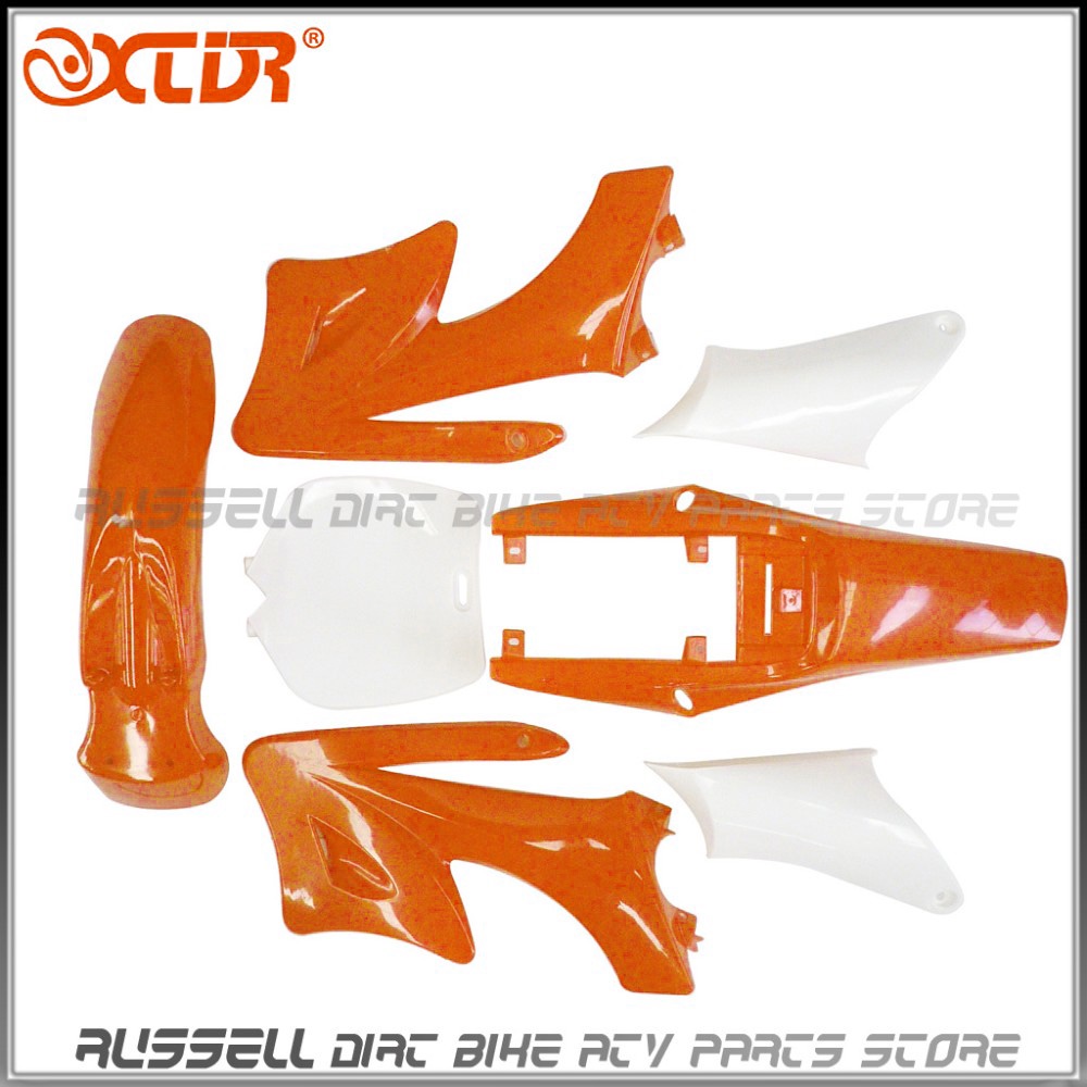Small Apollo MINI MOTO Kids DIRT BIKE PLASTIC Fenders FAIRING SET KIT 2 ...