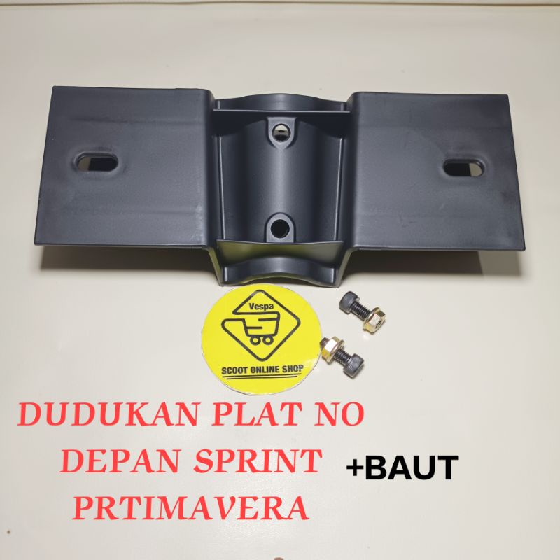 Vespa Number Plate Holder / Front Number Plate Holder for Vespa Sprint ...