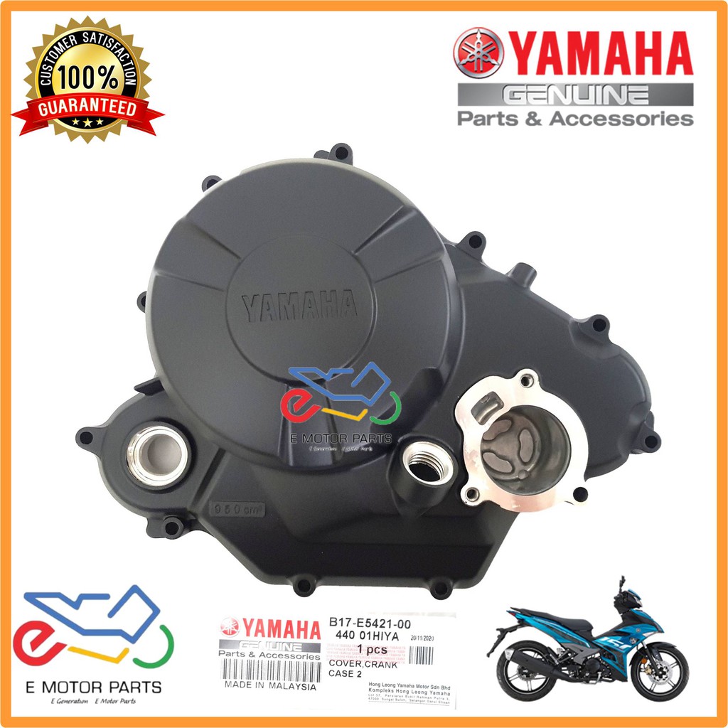 Y15 CLUTCH COVER Y15Z Y15ZR YSUKU CRANKCASE COVER 2 RIGHT ENGINE COVER [100% ORIGINAL YAMAHA ...