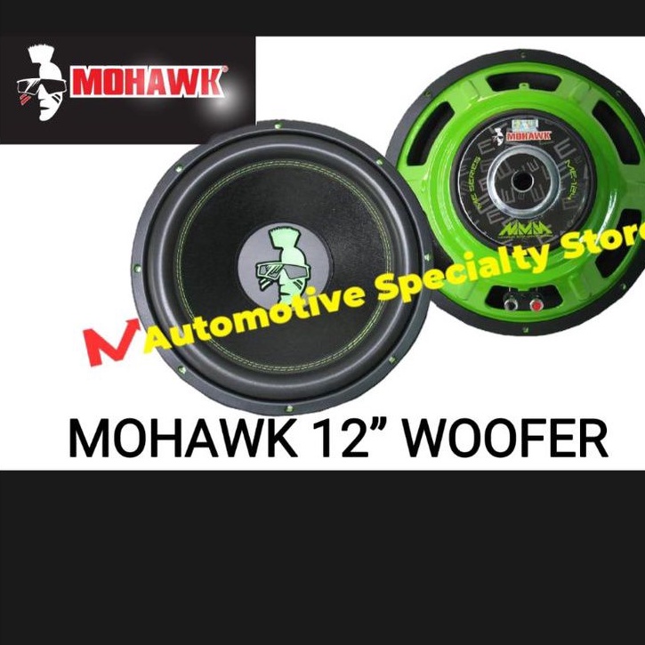Mohawk Woofer Car Series 12"Inch Single Voice Coil 4Ohm Single Mangnet ...