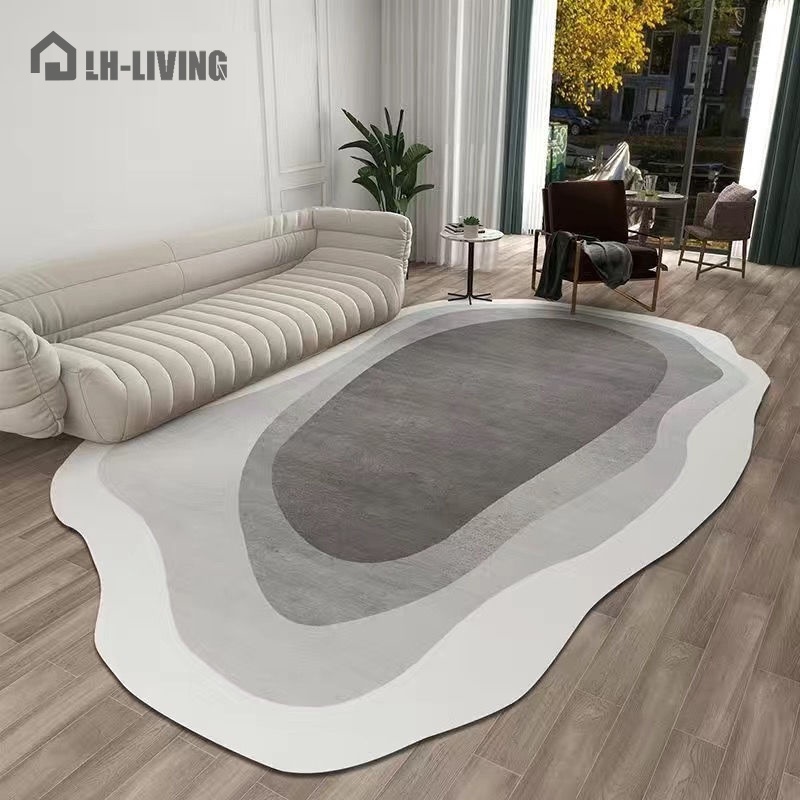 Light Luxury High-grade Japanese Quiet Wind Carpet Irregular Special ...