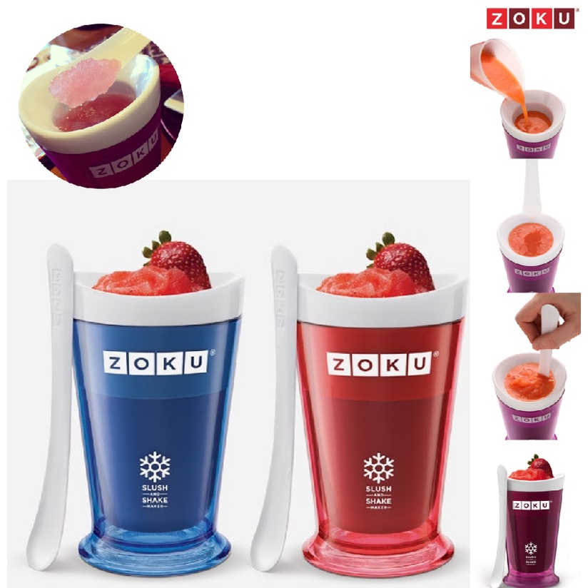 Zoku Slush & Shake Maker Milkshake Maker Ice Cream Smootie | Botol Ais ...