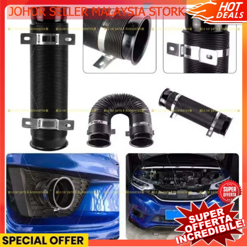 Flexible Hose Ram Pipe Open Pod Adapter Turbo Kit Vent Hi Low ...
