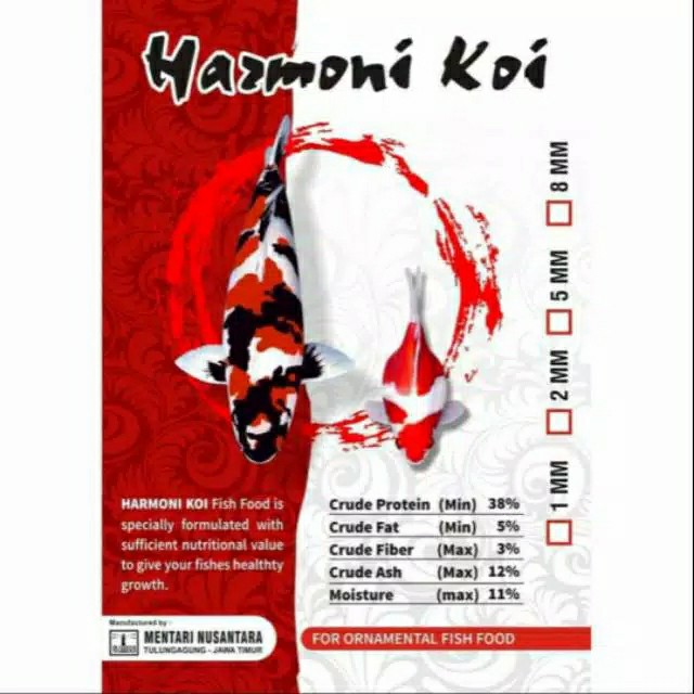 Harmoni Growth & Color Koi Fish Food 10Kg | Shopee Malaysia