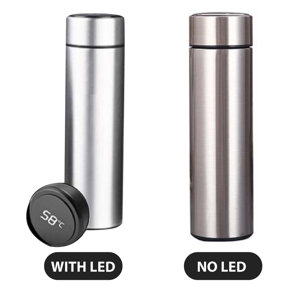 🍋 500ml LED Thermos Smart Temperature Flask with LED Display Vacuum ...