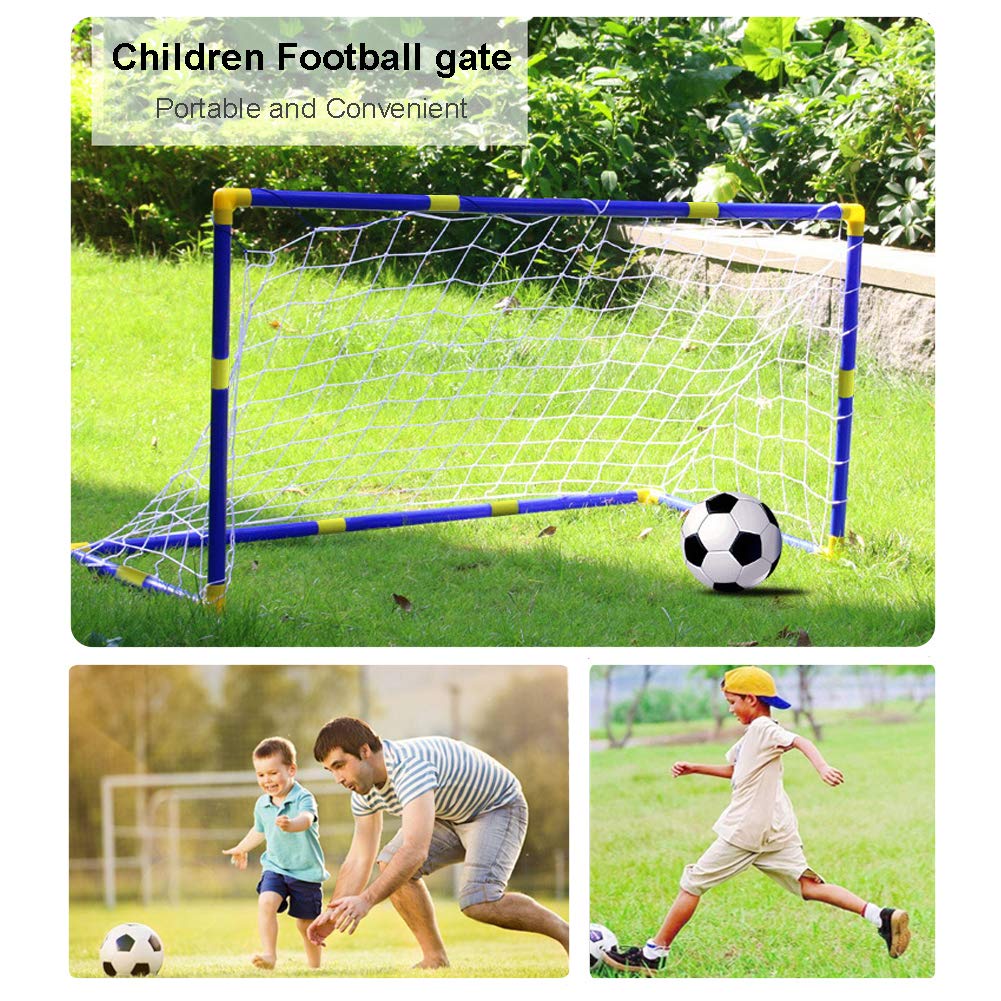 Football Goals 16cm Football (Bola Sepak) and Pump for Indoor/Outdoor ...