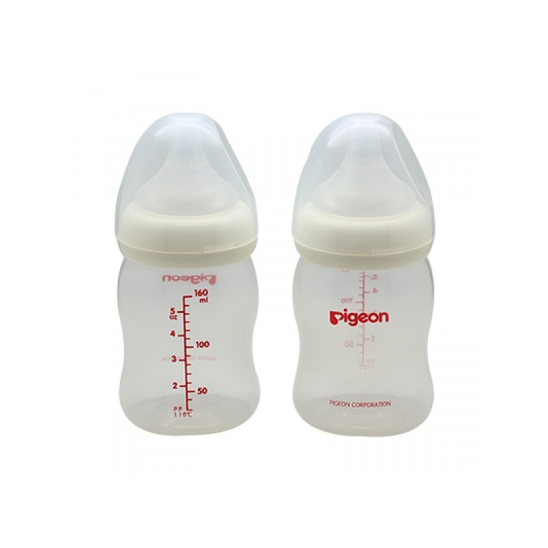 ORIGINAL PIGEON 5oz / 160ml Twin Pack / 2 Sets Bottle Soft Touch Peristaltic Plus Bottle Botol ...