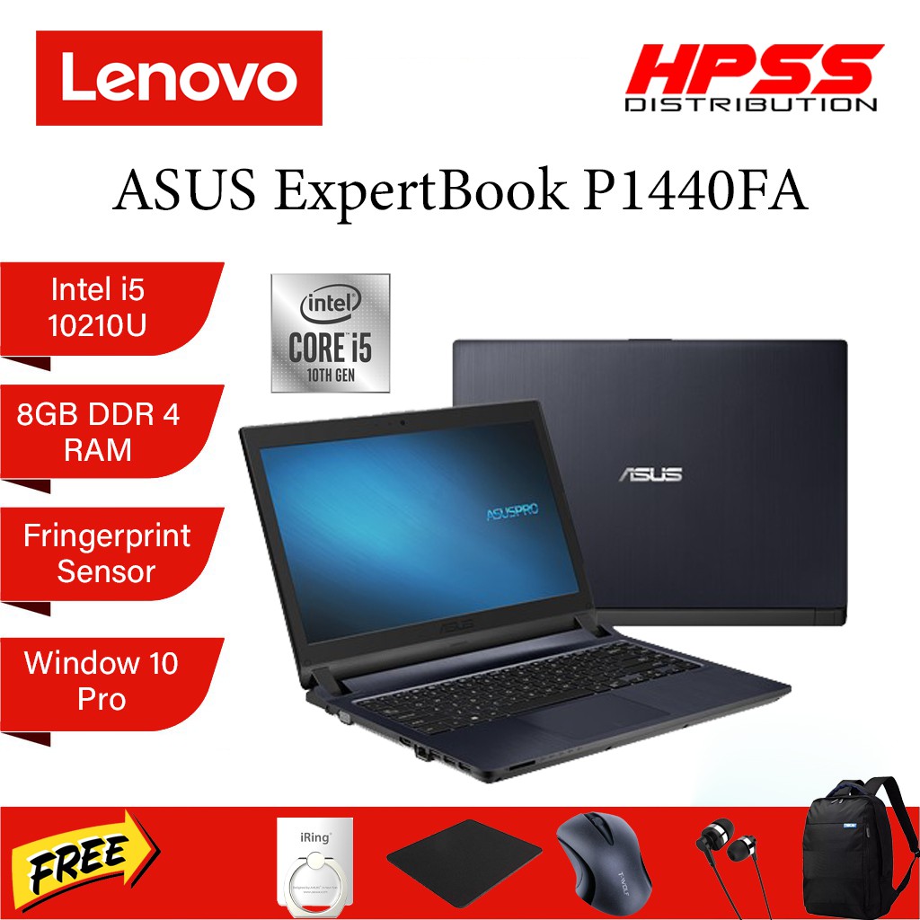 ASUS EXPERTBOOK P1440FA I5/8GB RAM VERSATILE BUSINESS LAPTOP | Shopee ...