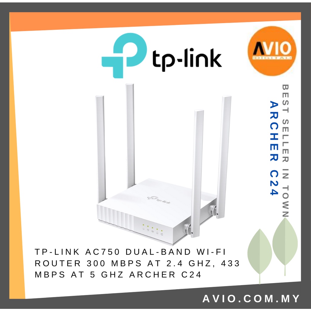 TP-LINK Tplink AC750 Dual Band Wifi Router Access Point Range Extender ...