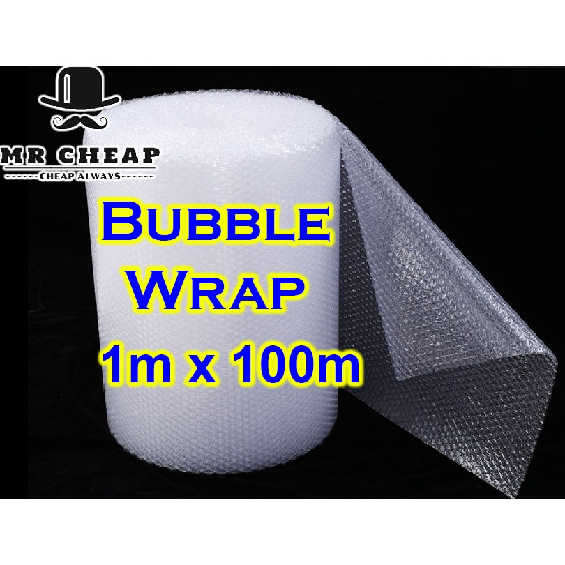 (Packing) Bubble Wrap Single Layer ( 1m x 100m ) | Shopee Malaysia