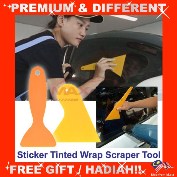 Car Sticker Tinted Wrap Scraper Tool Window Glass Tinted Vinyl Decal ...