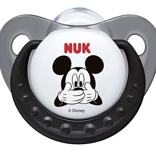 Nuk Mickey Sleep Silicone Pacifier With Lid 1pc/6M | Shopee Malaysia