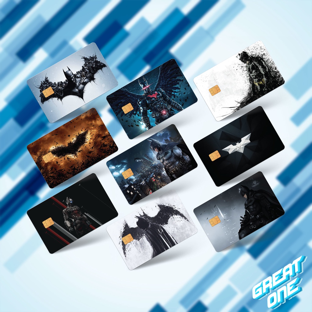 Batman ATM Bank Sticker Card Cover Access Touch n Go Skin Bank Debit ...