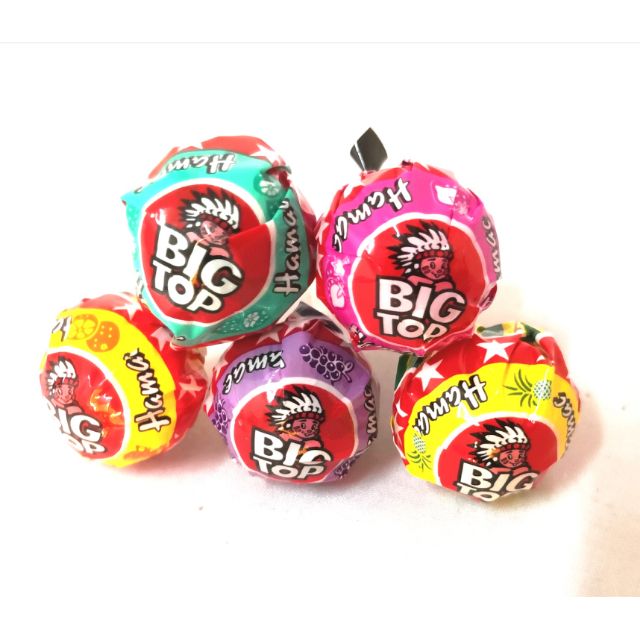 Hamac 1pcs Big Top Mix Fruit Sour Lollipop Candy Gula batang Perisa ...