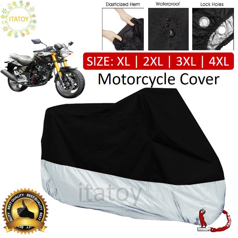 [BEST SELLING! MUST BUY] L-4XL Motorcycle Motorbike Waterproof Cover ...