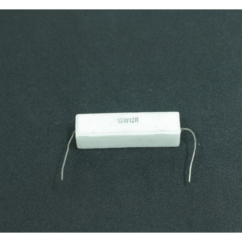 Resistor 15W 12R / Putih / TAIWAN | Shopee Malaysia