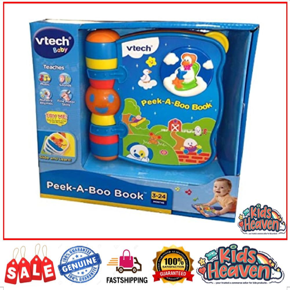 VTech Baby Peek-A-Boo Book (100.0% Original) | Shopee Malaysia