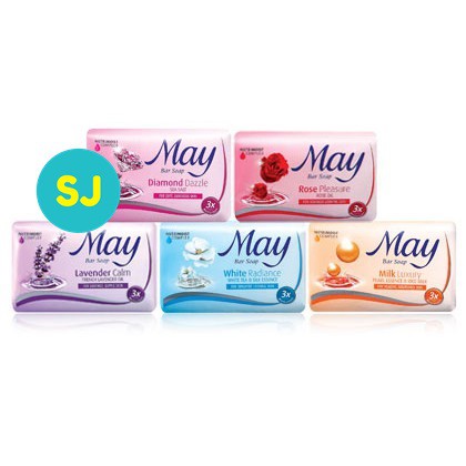 May Bar Soap / Sabun Mandi May (85g x 3pcs) (85g x 4pcs) | Shopee Malaysia