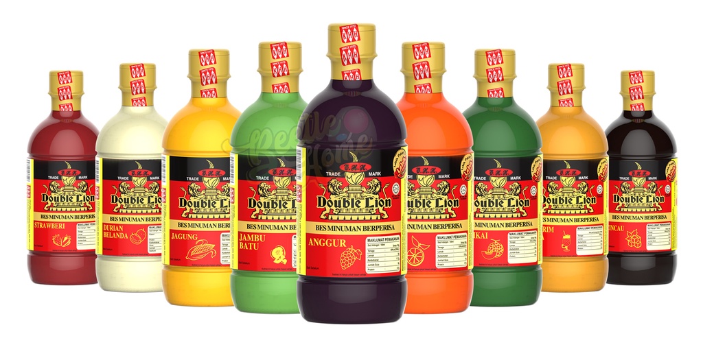 【Borong】 Double Lion Flavoured Concentrade / Bes Minuman Berperisa ...