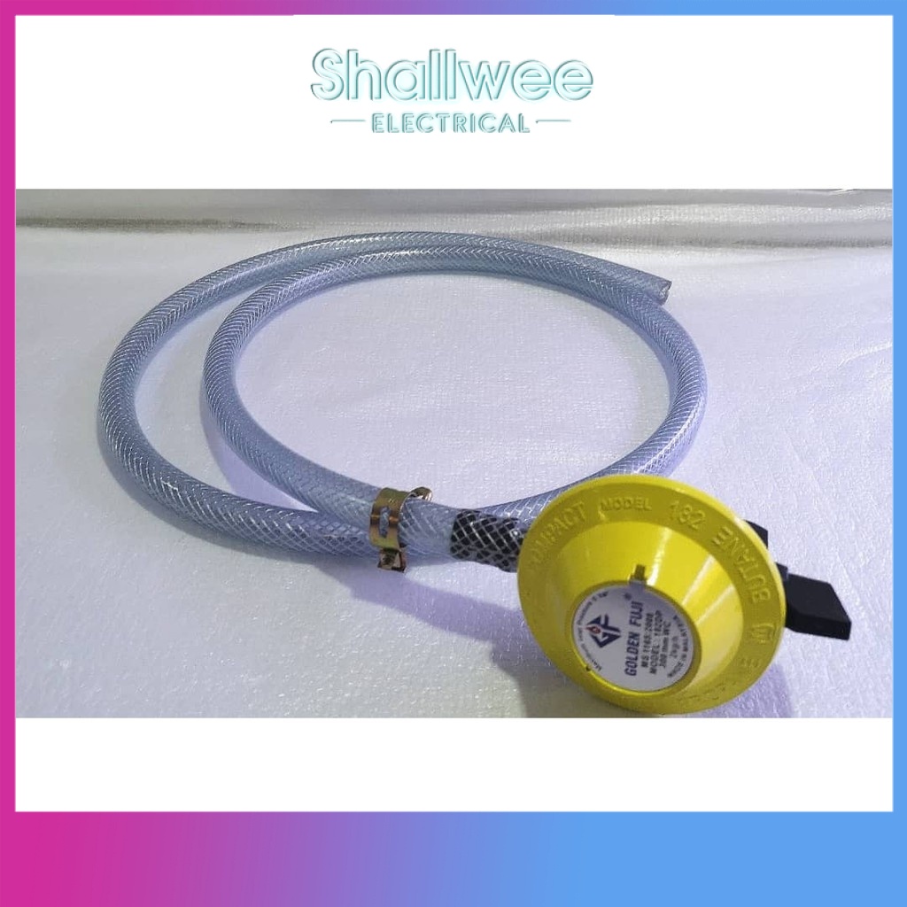 Golden Fuji SIRIM APPROVED Gas Regulator Set + 4feet Quality Hose +2 ...