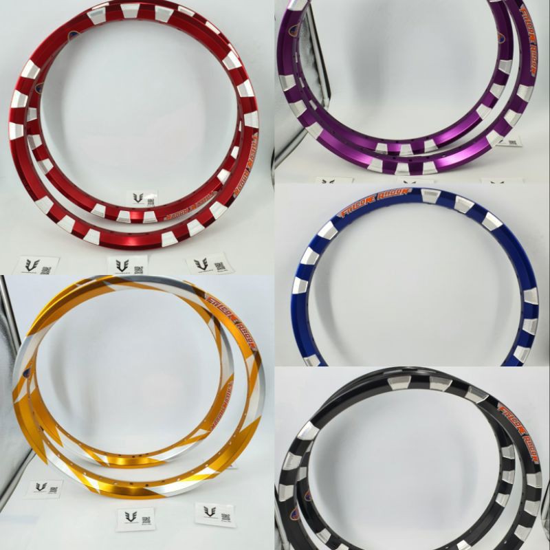 Universal Falcon Argon 3Calit Alloy Rims Gold/Black/Red/Purple/Blue ...