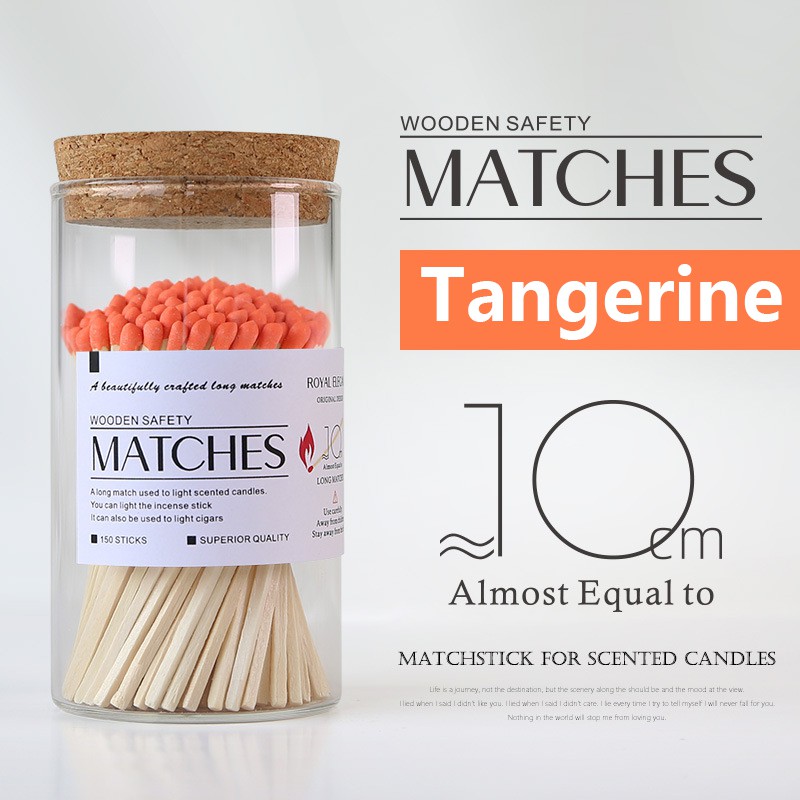 🌟Ready Stock🌟Royal Elegant 150 pcs Coloured Tip Long Match Matchstick ...