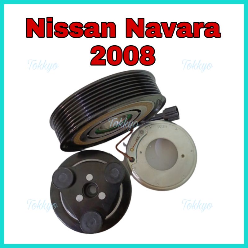 Nissan Navara 2008-2014 7PK 12V Aircond Compressor Magnetic Clutch Pulley . Compressor Magnet ...