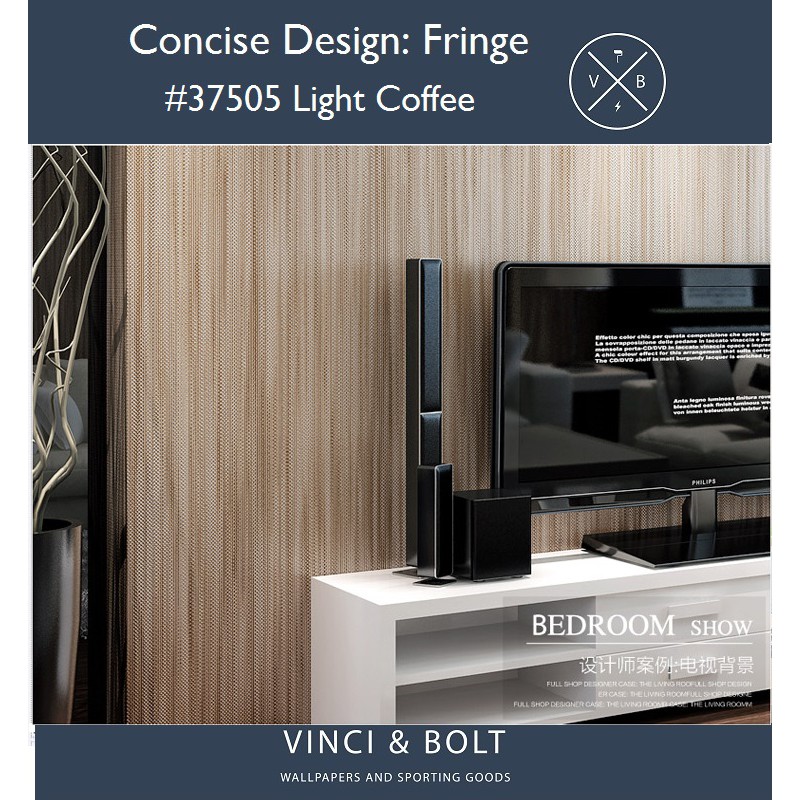 3D Wallpaper Concise Design - Fringe (Part 2): Light Coffee & Light ...