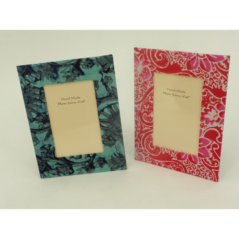 Ready Stock - Batik Photo Frame For 4R Photo * Random Design | Shopee ...