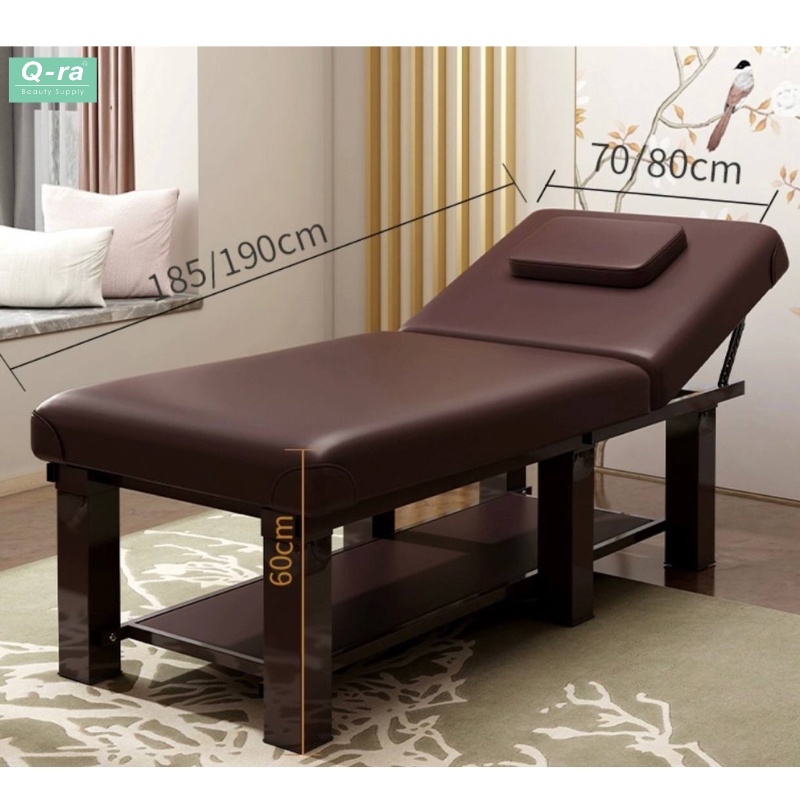 【READY STOCK】Beauty Facial Massage Bed with Cushion/ Katil Mudah Lipat ...